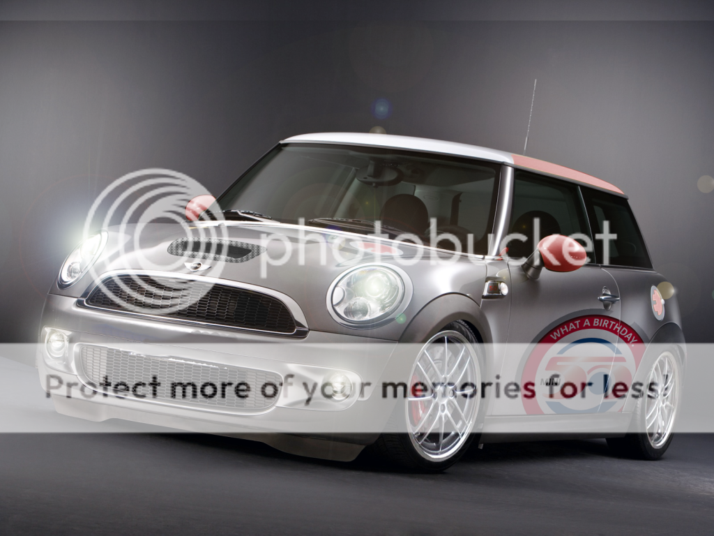 Photoshopped Mini - 50th birthday | MINI Cooper Forum